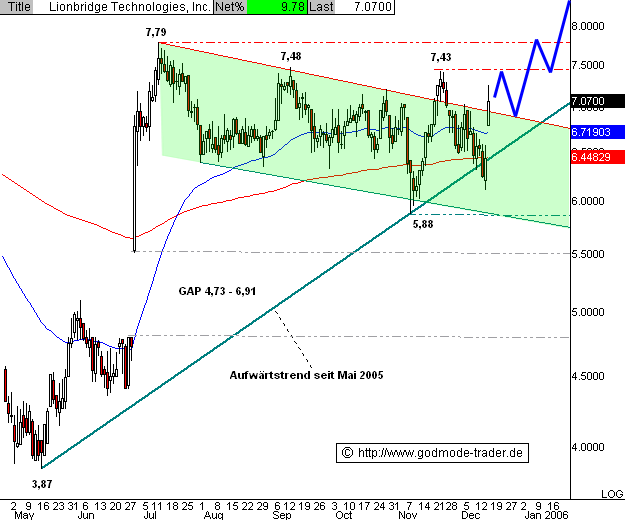 LIONBRIDGE setzt zurück | stock3